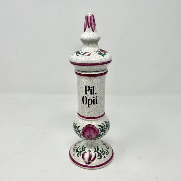 Herr Keramic | Accents | Herr Keramic Pil Opii Apothecary Pharmacy Jar ...